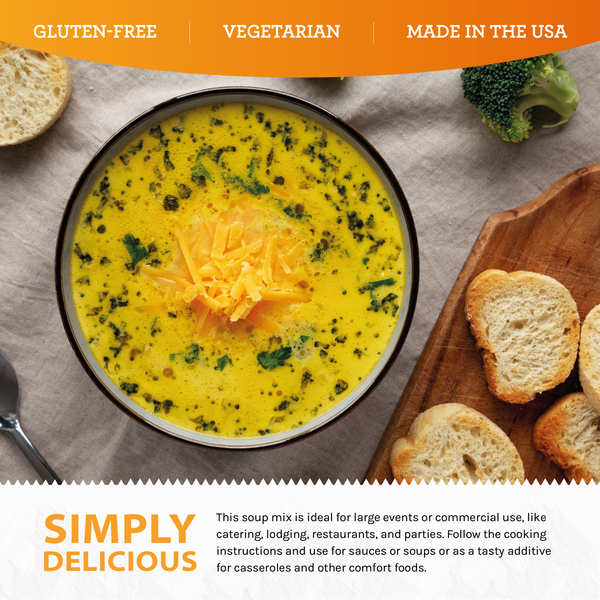 Broccoli Cheese Soup Mix 17 Servings Per Pouch Readywise