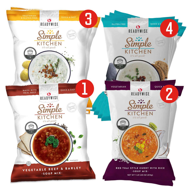 Hearty Homestyle Bulk Soup Variety Pack – ReadyWise
