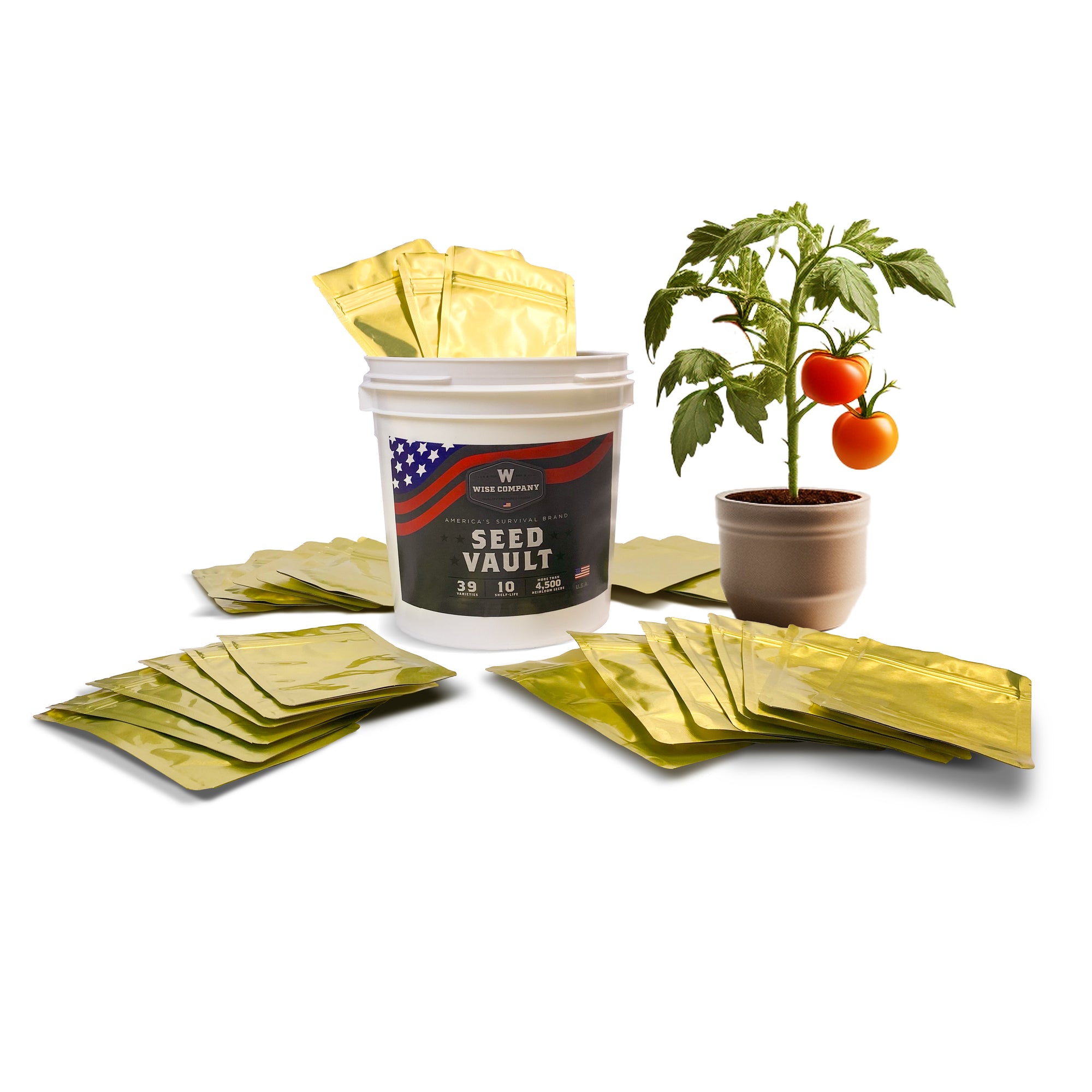 Heirloom Vegetable Seed Bucket | ReadyWise