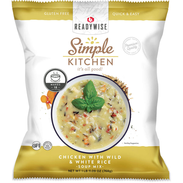 Chicken & Rice Soup Mix - 18 Servings per Pouch – ReadyWise